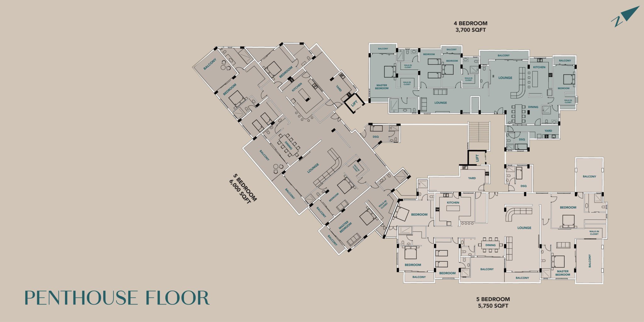 Floor Plans - Marble Inn Apartments